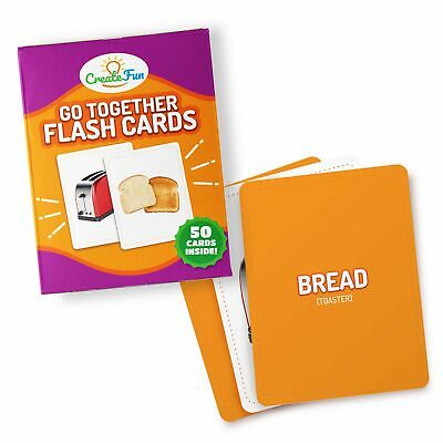 Go Together Flash Cards by CreateFun | 50 Matching Photo Cards | for P ...